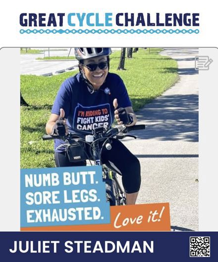 Great Cycle Challenge Canada - Riders - juliet Steadman